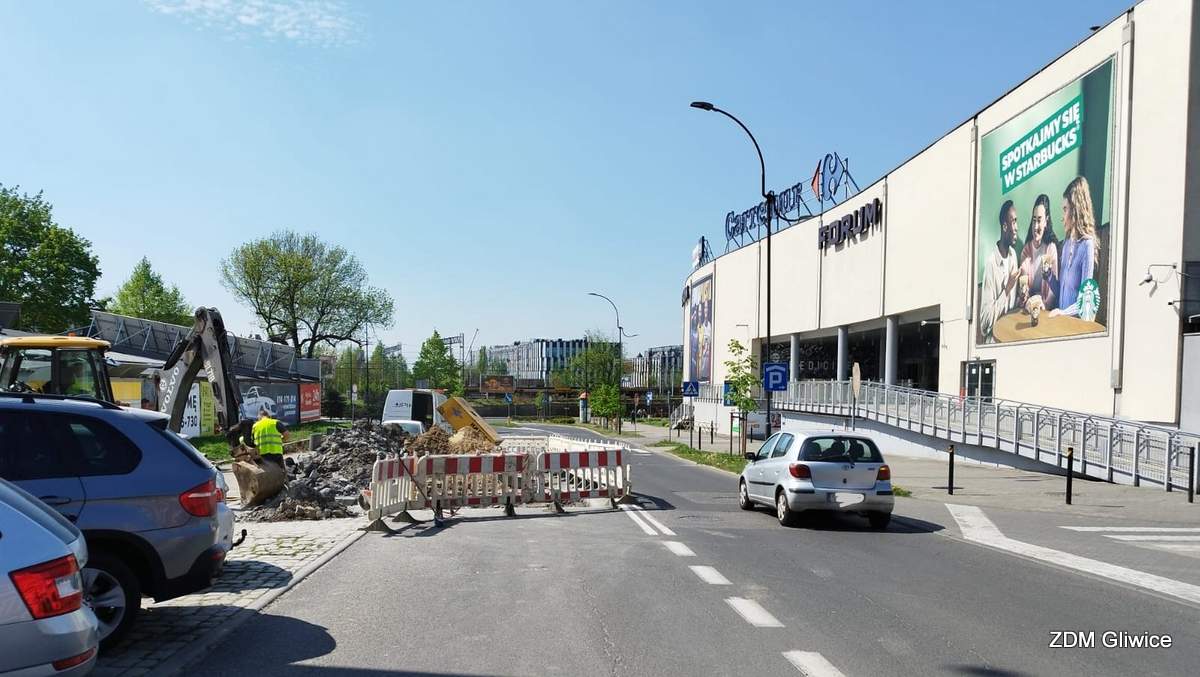 Ruch wahadłowy w dwóch miejscach na terenie Gliwic. Utrudnienia mogą potrwać nawet do końca maja ...